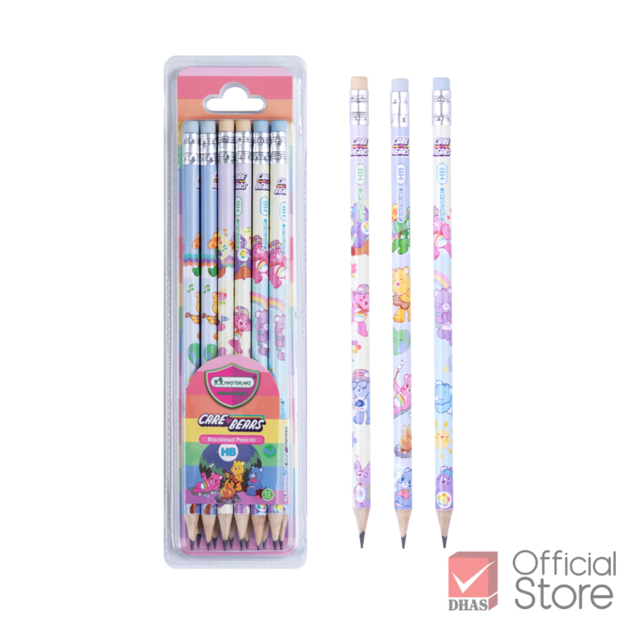 ดินสอดำ HB CARE BEARS ยี่ห้อ มาสเตอร์อาร์ต (1x12 แท่ง)(1 กล่อง ...